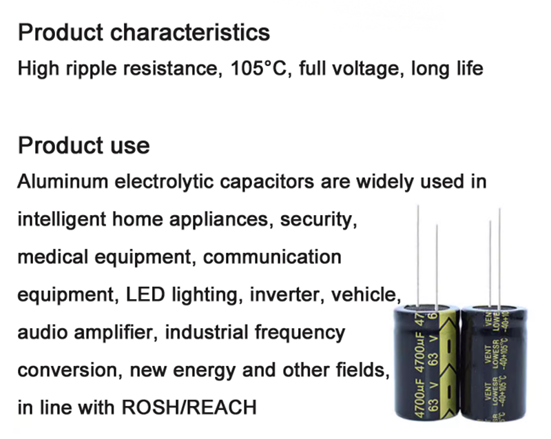 63v 4700uf Aluminum Electrolytic Can Capacitor Power Adapter Black gold ...