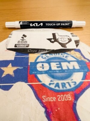 Kia Factory Touch Up Paint Ebony Black UA006-TU5014EBA Color Code EB | eBay