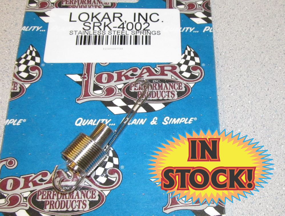 Lokar SRK-4002 - Throttle Return Spring Set Only - Stainless | eBay