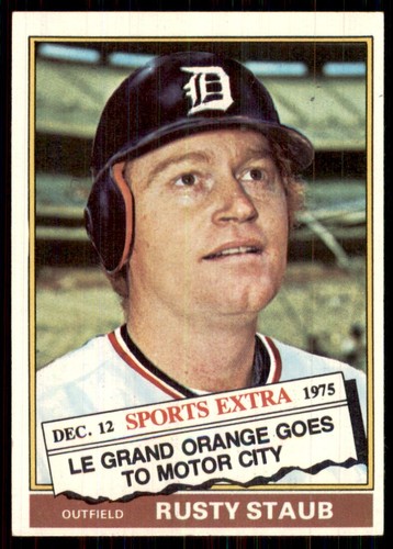 1976 Topps Traded #120T Rusty Staub Detroit Tigers | eBay