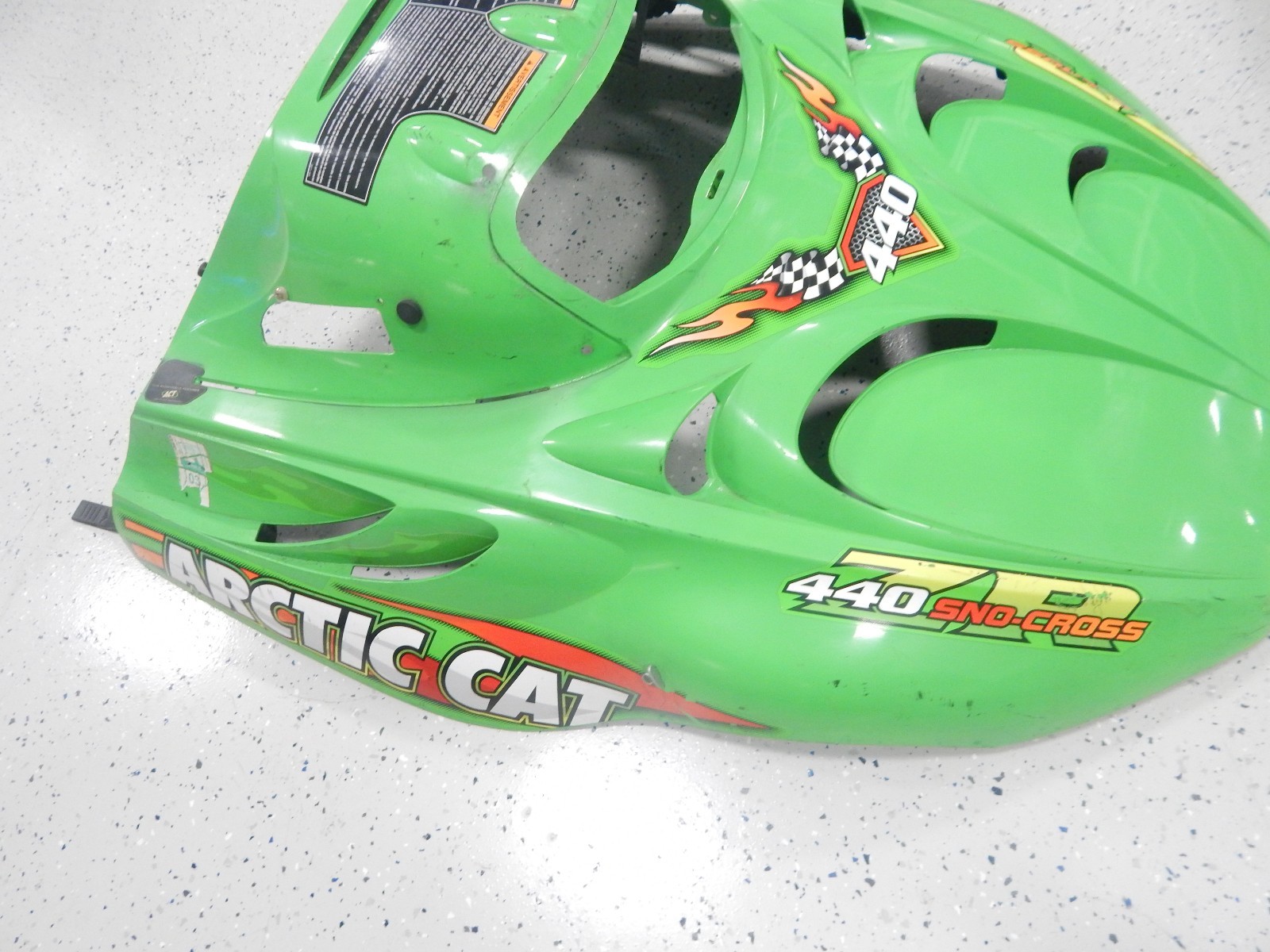 Arctic Cat Snowmobile 2001 ZR 440 Sno Pro Green Hood - 1718-011 | eBay