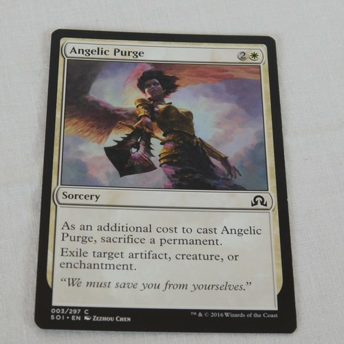 Angelic Purge MTG 2016 White Sorcery 003/297 Shadows Over Innistrad ...