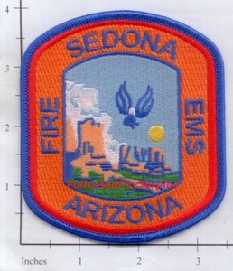 Arizona - Sedona Fire EMS AZ Fire Dept Patch | eBay