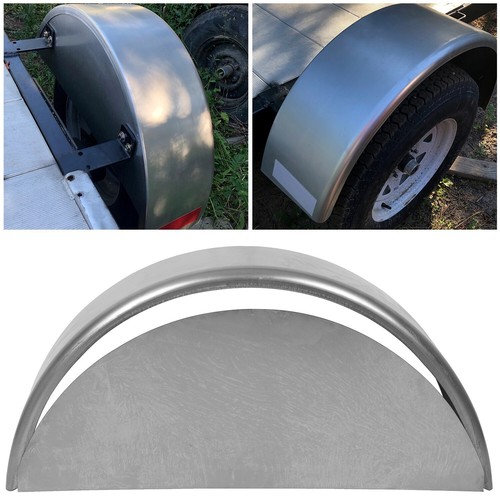 For 14"-16" Wheel NEW Steel Round Single Axle Trailer Fender & Fender ...