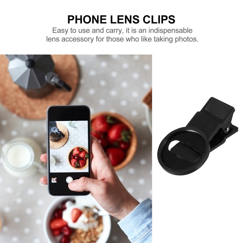 2 Pcs Phone External Photography Lens Clips Cellphone for Mobile Camera ...