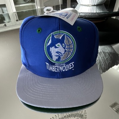 Logo 7 Minnesota Timberwolves NBA Snapback Cap Blue Gray Green Official ...
