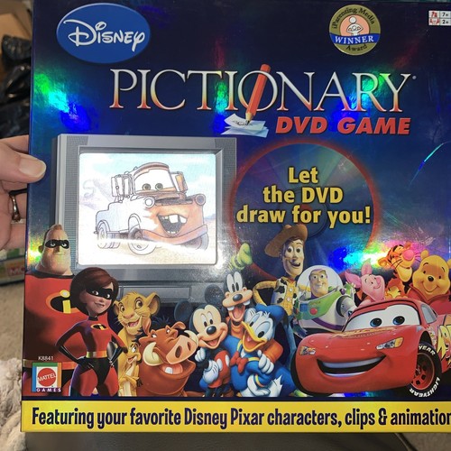 Disney/Pixar Pictionary DVD Game From Matel 100% Complete (2007) Never ...
