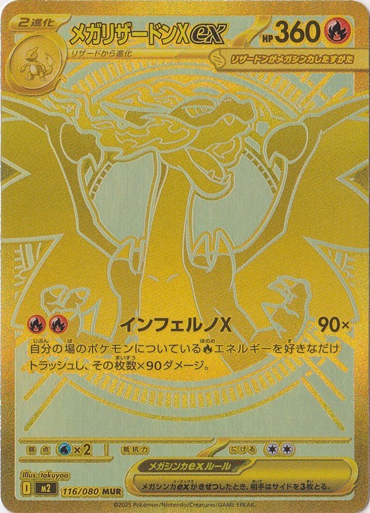Mega Charizard X ex MUR 116/080 Inferno X pokemon card Japanese | eBay