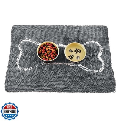 Soggy Doggy Slopmat - Water Absorbing Door Mat for Food and Water ...