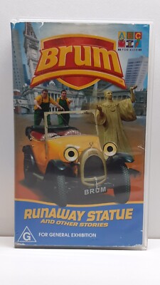 BRUM - RUNAWAY STATUE - VHS Video tape 2001 - ABC For Kids | eBay Australia