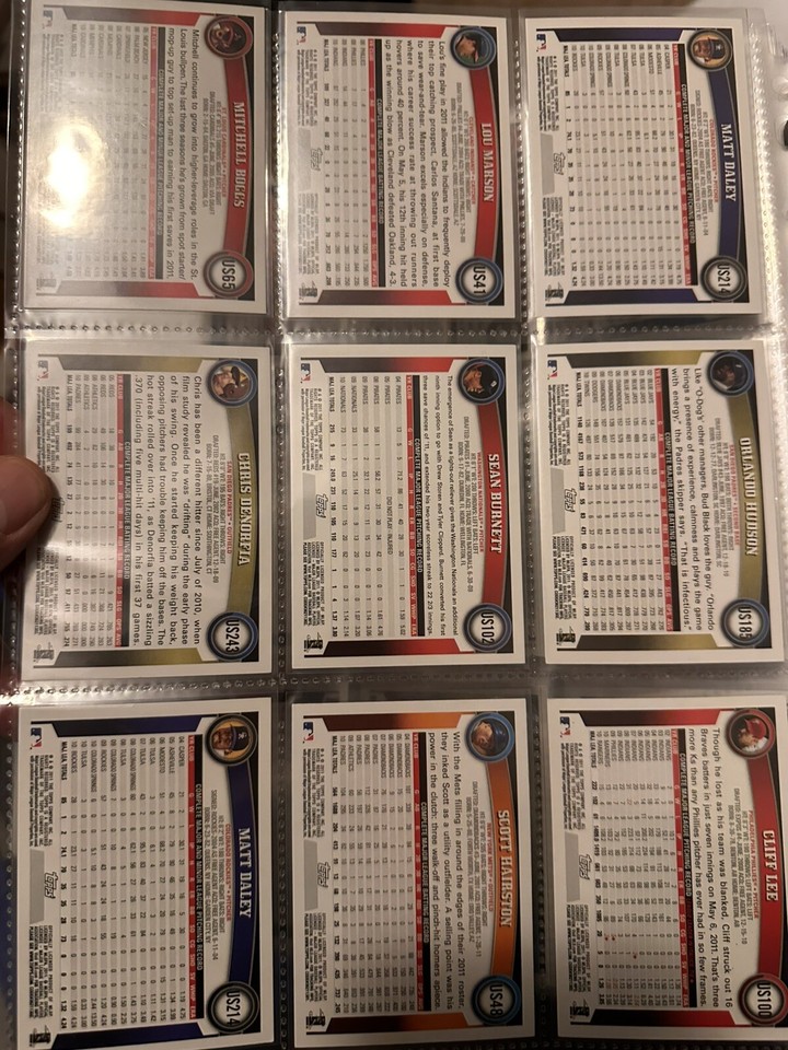 2011 TOPPS Update WALMART BLUE Parallel Baseball Card Lot | eBay