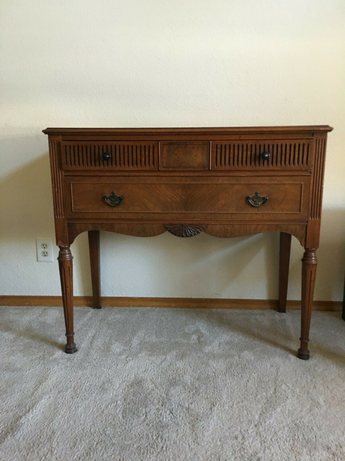 Vintage Wood Buffet Table (perfect for a big dining room/living room ...