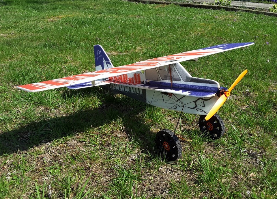 Hacker Models EPP Indoor 36" MadBull Airplane Model - Blue | eBay