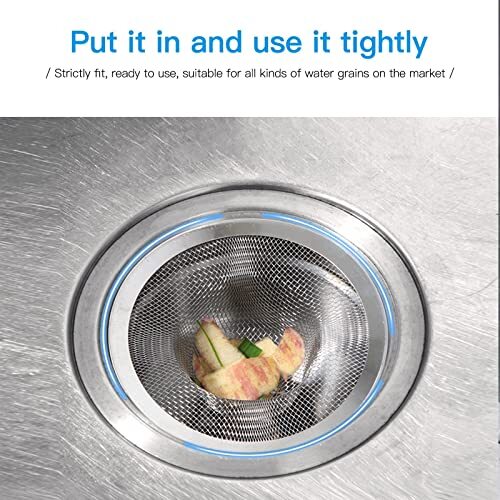 4 Pack Stainless Steel Kitchen Sink Strainer Mesh Screen for Bathroom ...