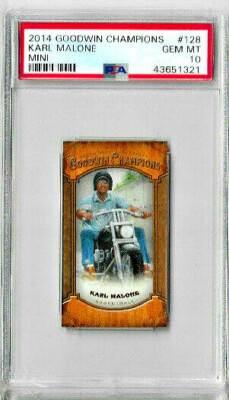 2014 Goodwin Champions Karl Malone Mini PSA 10 | eBay