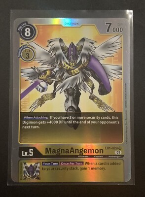 MagnaAngemon - EX1-029 SR - Classic Collection - Digimon TCG | eBay UK
