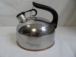 VTG. PAUL REVERE WARE 2 Qt. Copper Bottom Tea Kettle Pot 1801 | eBay
