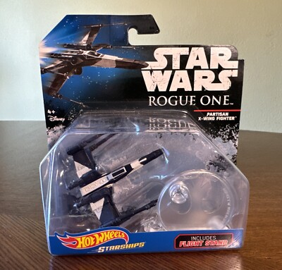 2016 Black and White Star Wars Rogue One Hot Wheels Partisan X-Wing ...