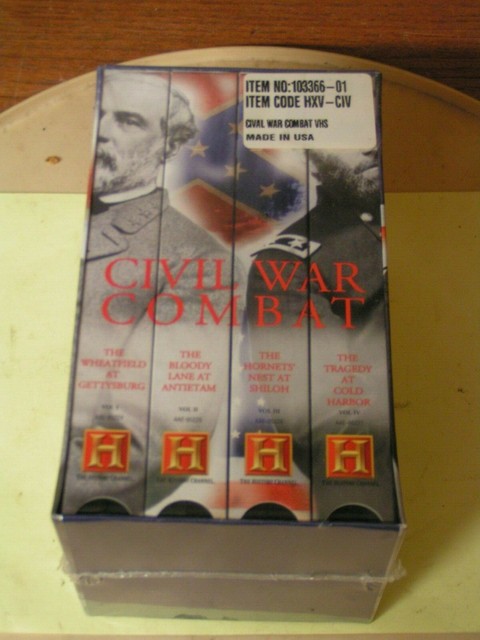1999 History Channel Civil War Combat 4 VHS Videos Documentary 200 ...
