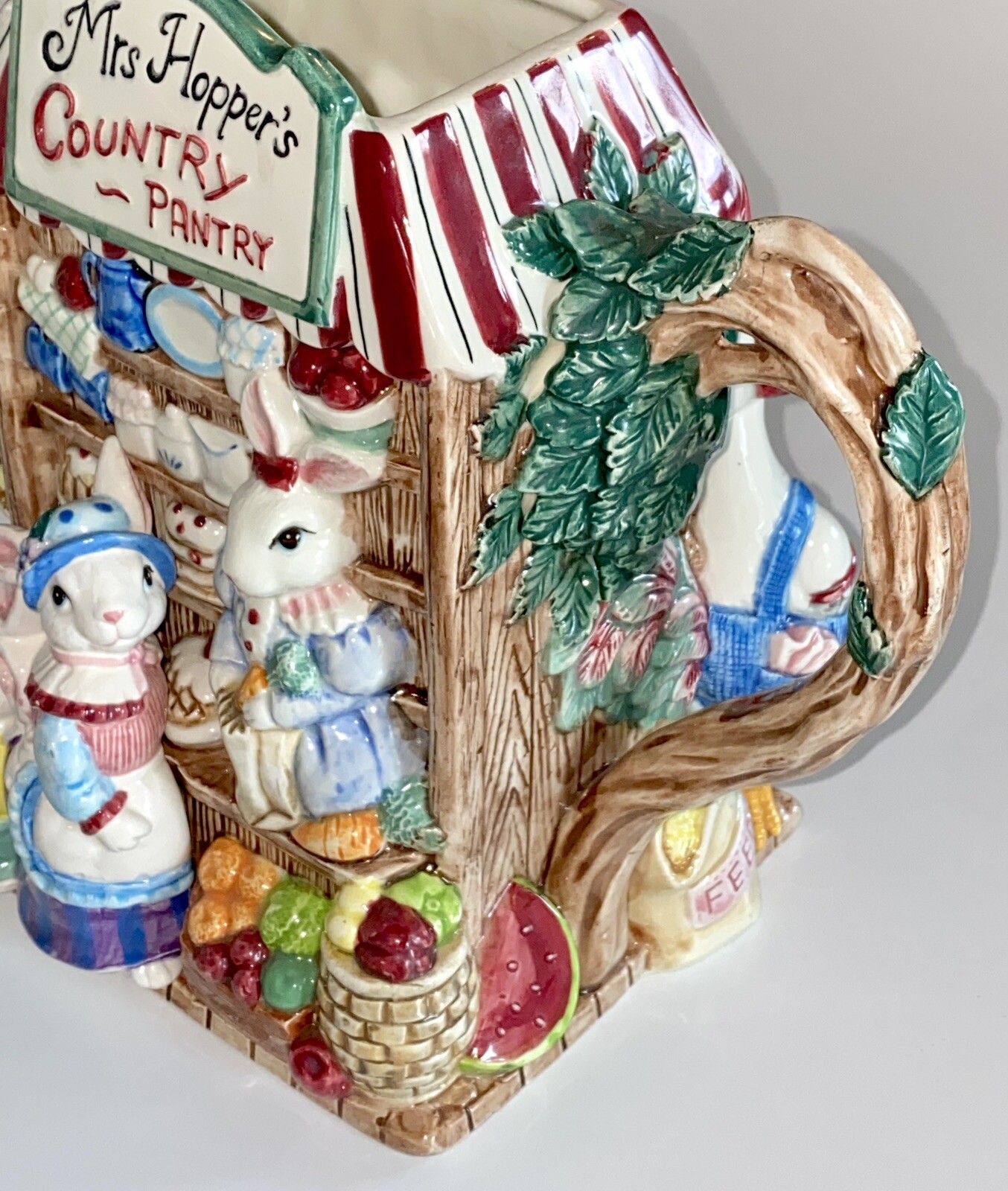 Fitz and Floyd Old MacDonald's Country Fair Pitcher /Mrs Hopper’s ...