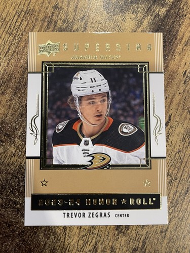 2023-24 Series 1 Superstar Honor Roll HR-24 Trevor Zegras Ducks | eBay