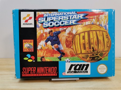 Super nintendo Snes Game - International Superstar Soccer - Deluxe ...