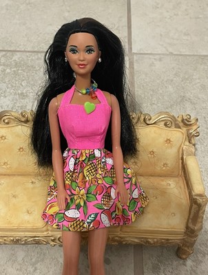 1992 Kira Glitter Beach Barbie Vintage Beautiful Mattel Doll Big Eyes ...