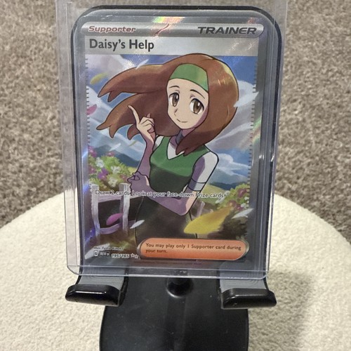 Pokemon TCG Daisy’s Help 195/165 Full Art Ultra Rare Scarlet & Violet ...