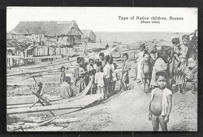Bajau Bajaw Tribe Sabah British North Borneo Malaysia ca 1910 | eBay