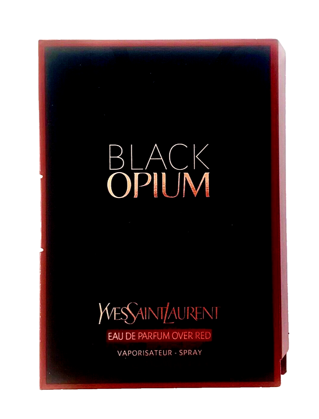 YSL Black Opium OVER RED EDP Carded Sample 0.04 fl. 1.2 ml NEW RELEASE ...