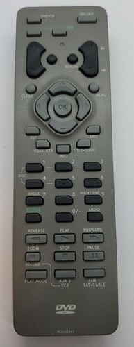 Original GE RCA RCG311AA1 Remote Control GTD120B GTD120 GTD120C | eBay