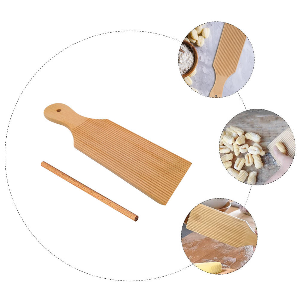 1 Set Pasta Board Homemade Pasta Tools Wood Pasta Board Gnocchi Board ...