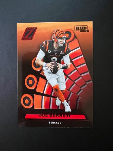 2022 Panini Zenith Joe Burrow Red Zone Parallel #30 Cincinnati Bengals ...