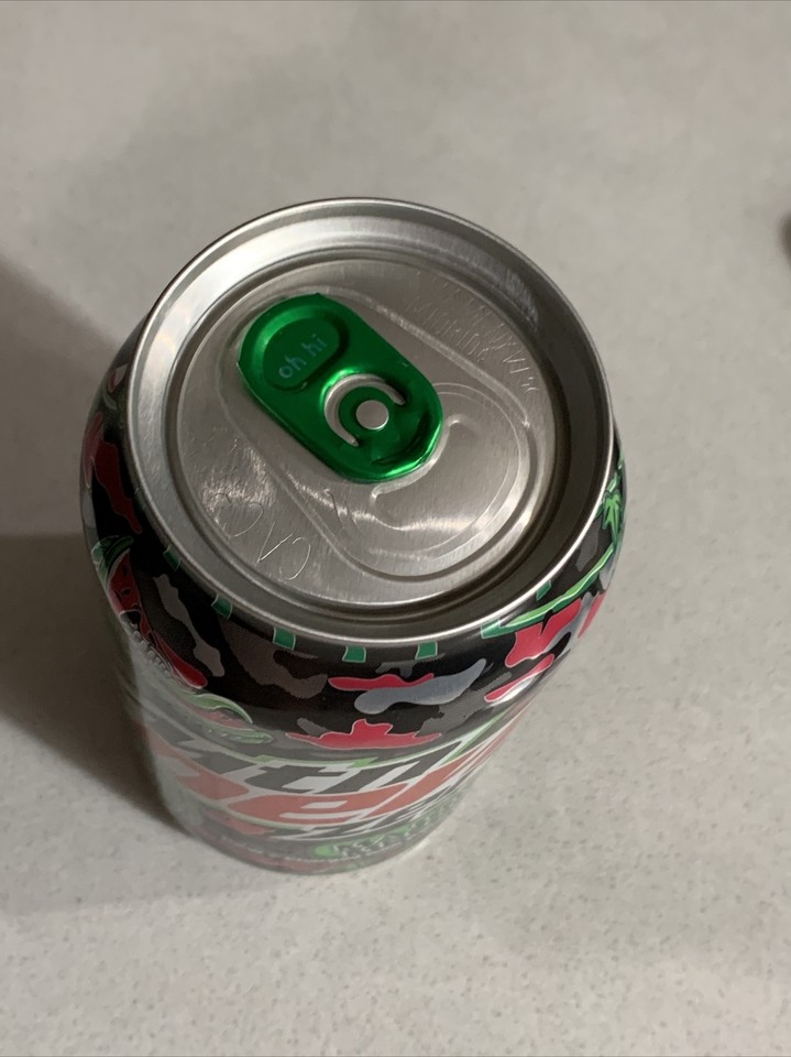 Misprint Mountain Dew Zero Major Melon Bubly Lime Tab | eBay