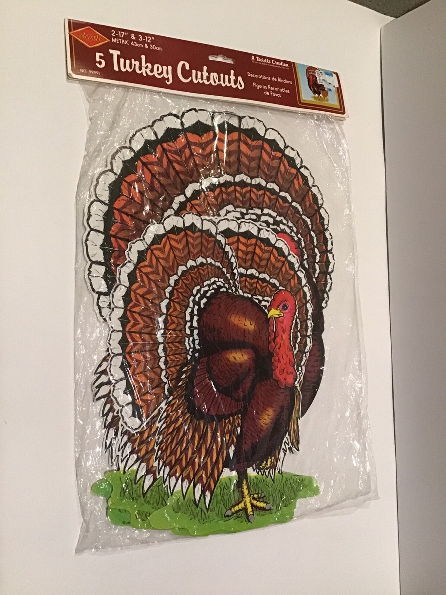 Coloring Thanksgiving Cutouts Turkey Templates (Free PDF Printables)