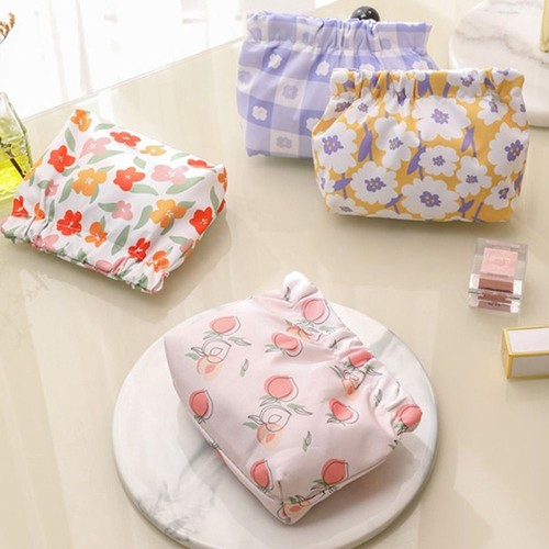 Storage Bag Elastic Bag Automatic Closure Zero Wallet Jewelry Cosmetic ...