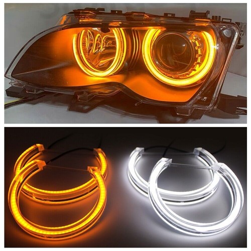 DTM LED Angel Eyes Halo Kit Turn Signal Light Headlight For BMW M3 E36 ...