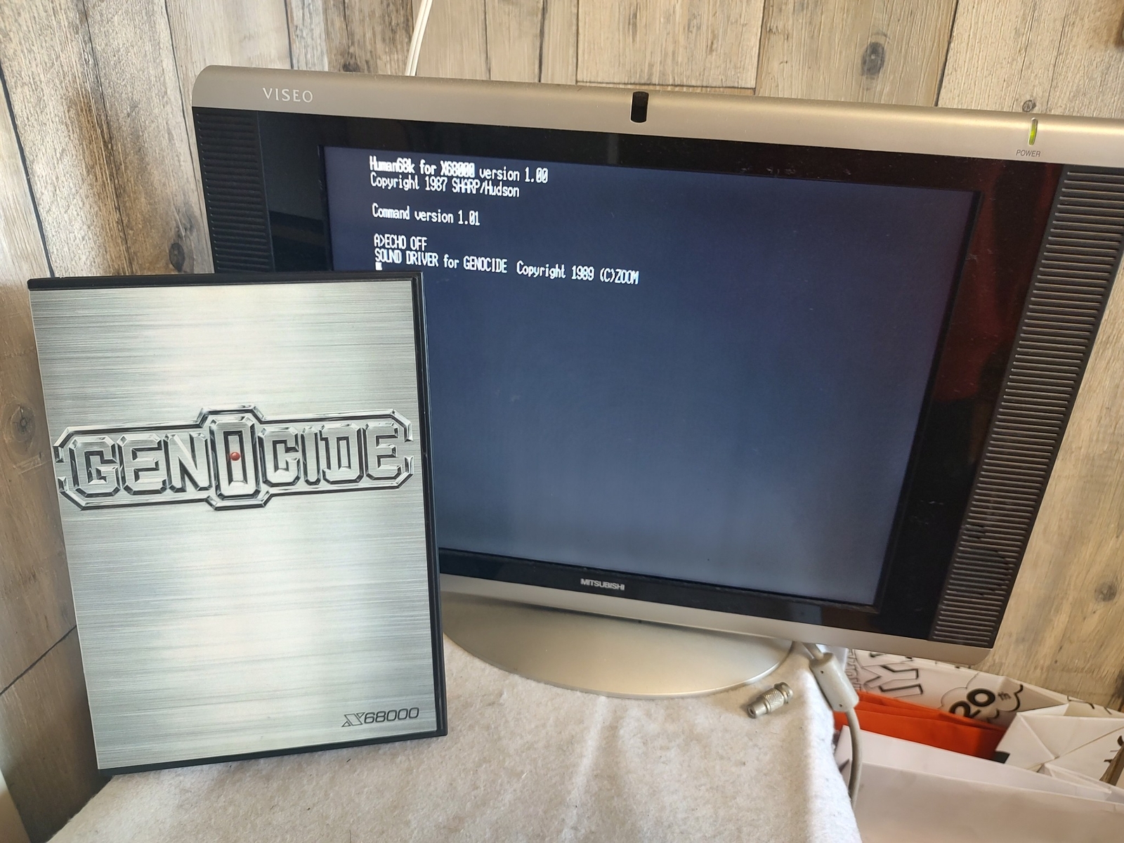 GENOCIDE ZOOM SHARP X68000 Game w/Manual, Box, Working-g0613-1 | eBay