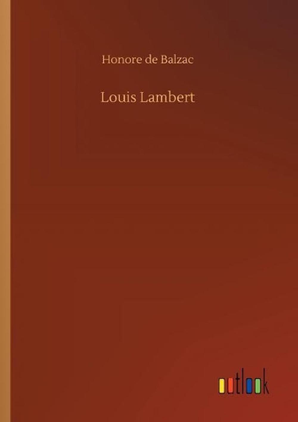 Louis Lambert by Honore De Balzac (English) Paperback Book ...