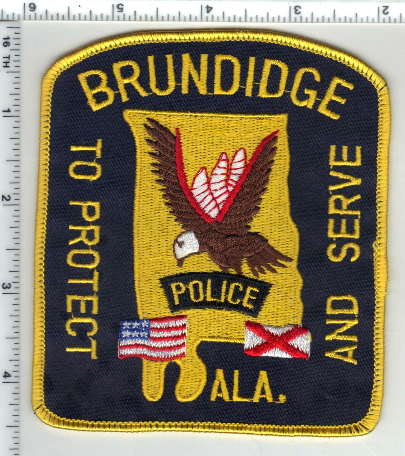 Brundidge Police (Alabama) 2nd Issue Shoulder Patch | eBay