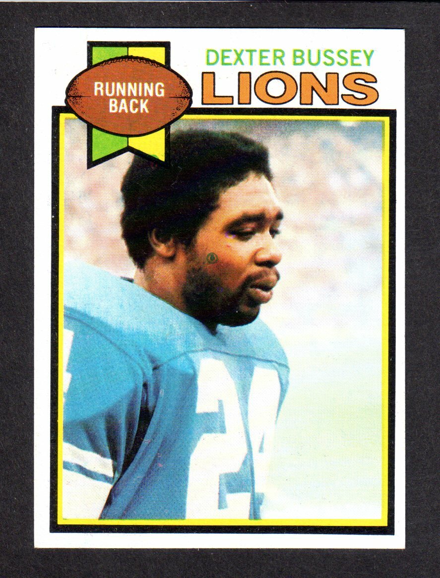 1979 TOPPS FOOTBALL #284 Dexter Bussey Texas DETROIT LIONS EX-MINT + A ...