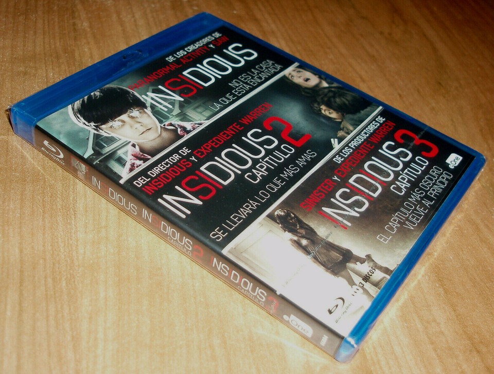 Insidious Trilogy (Insidious 1-3) Blu-Ray New Sealed Horror Suspense ...