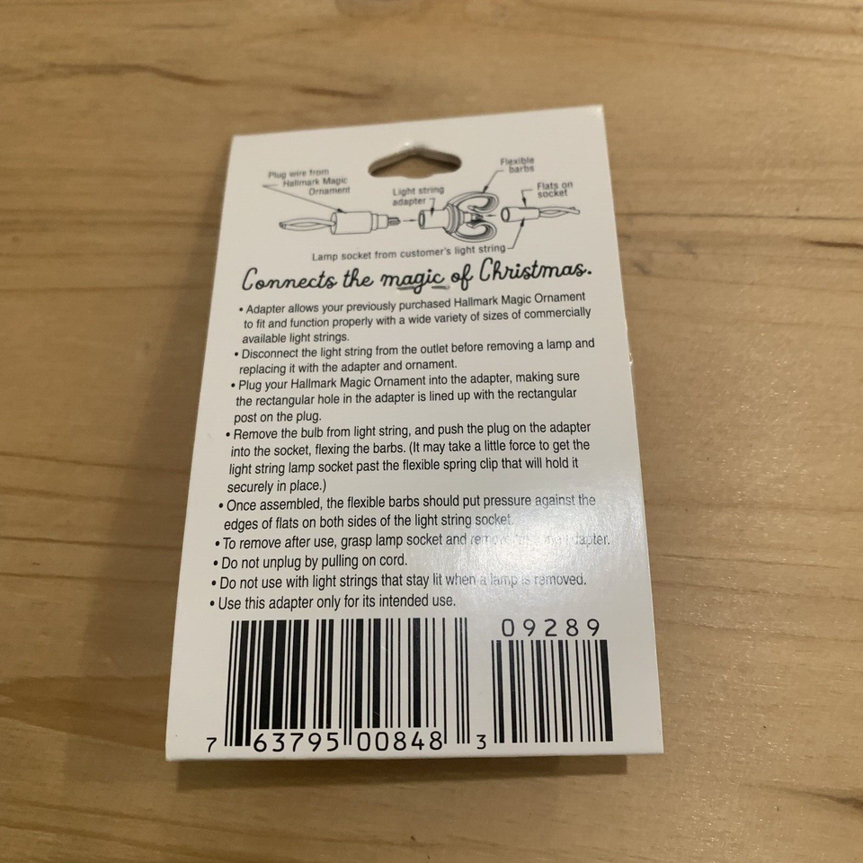 HALLMARK LIGHT STRING ADAPTER FOR MAGIC ORNAMENTS NEW & SEALED | eBay