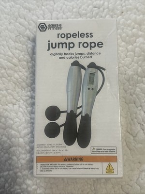 Ropeless Jump Rope; digitally tracks jumps, distance, and calories ...