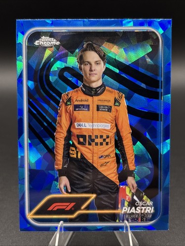 2024 Topps Chrome Sapphire Formula 1 - Oscar Piastri #8 McLaren Driver ...