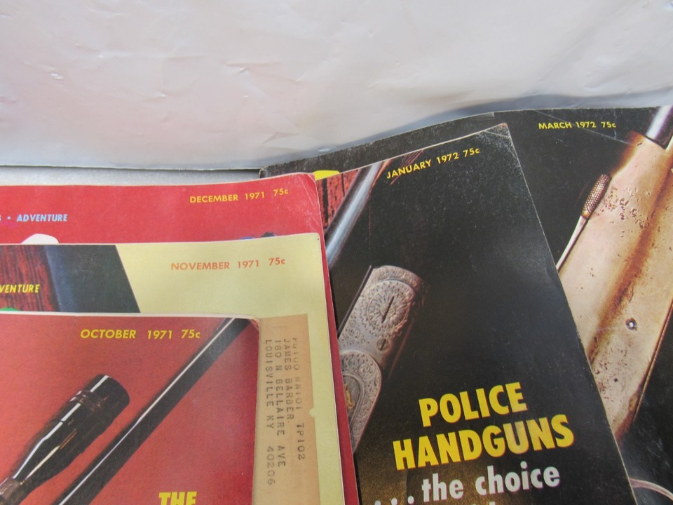 VTG Guns Magazine Lot of 44 - Handguns, Rifles, Combat Guns 60's 70's ...