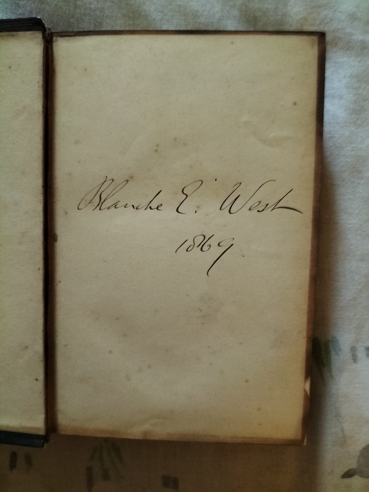 1863 George Herbert Poetical Works Intro J Nichol Antique Leather ...