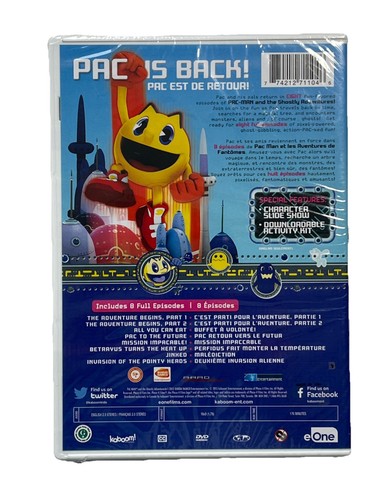 Pac Man & The Ghostly Adventures: 8-PAC (BILINGUAL) (DVD, 2015) Brand ...