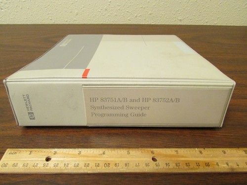 HP 83751A/B & 83752A/B Synthesized Sweeper Programming Guide | eBay