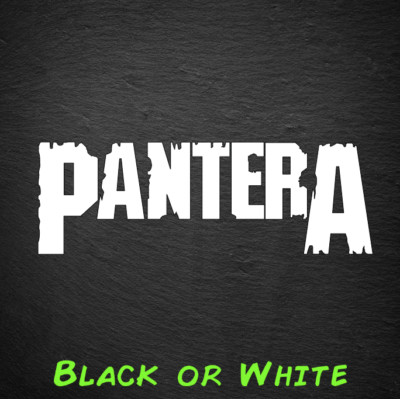 PANTERA Sticker Vinyl Decal Car Bike 4x4 UTE Metal Rock Band Music Logo ...